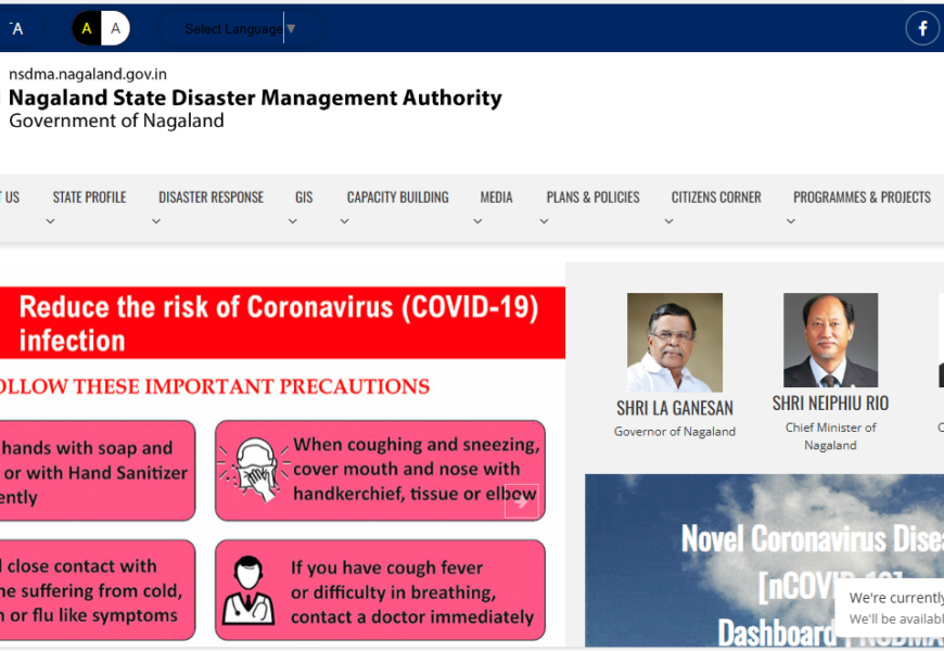 Nagaland State Disaster Management Authority - Government Websites